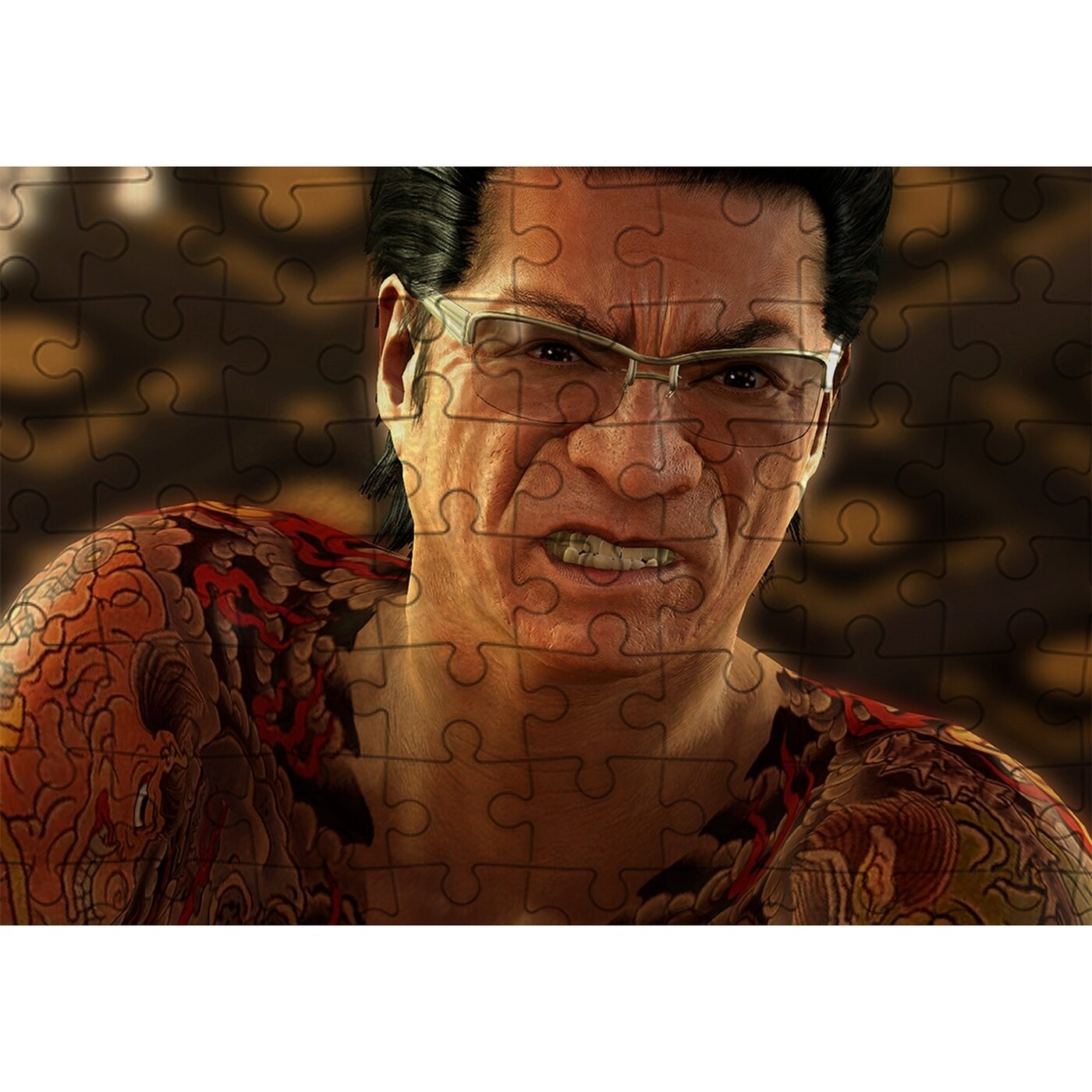 Пазл картонный А4: модель Yakuza - 11