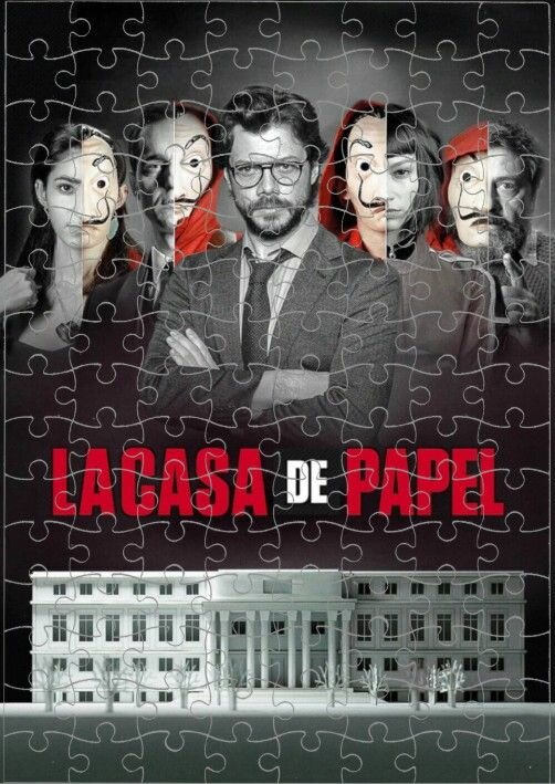 Пазл Бумажный дом, La casa de papel №1, А4