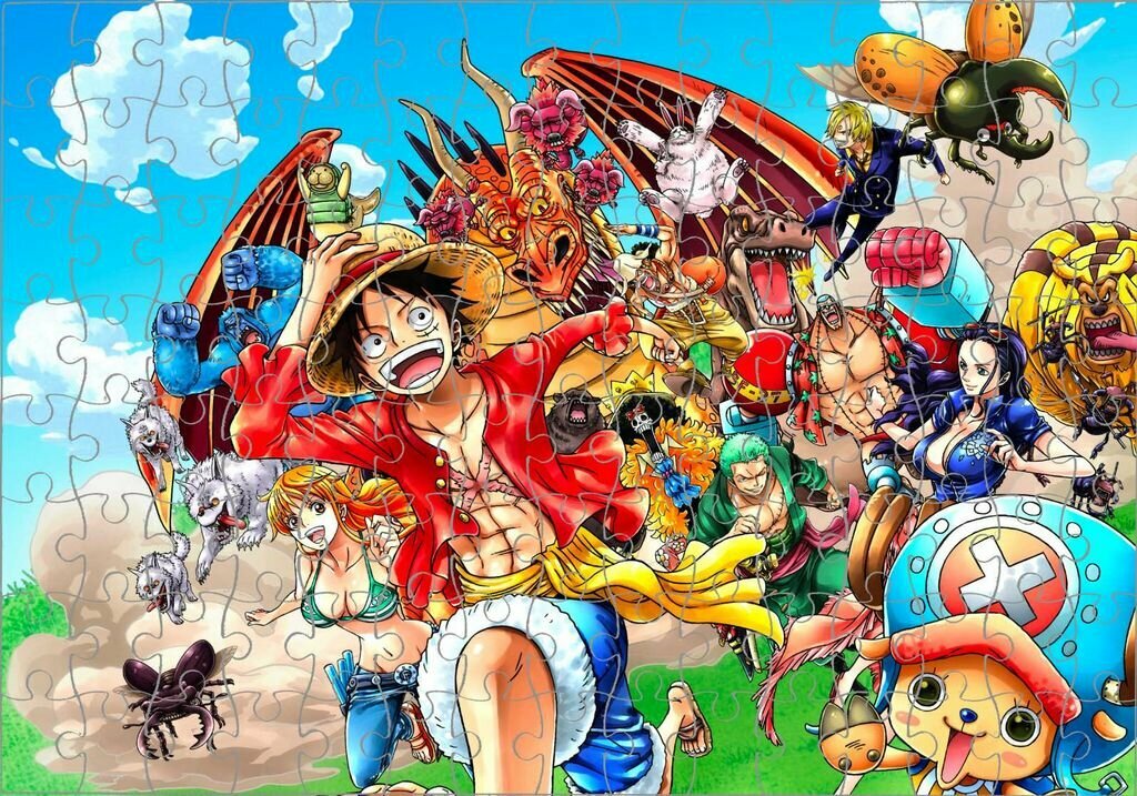 Пазл Ван Пис, One Piece №7, А4