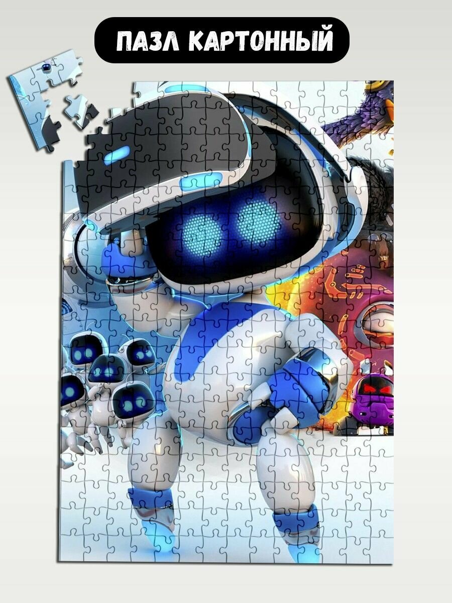 Пазл картонный А3: модель игра Astro Bot VR - 662