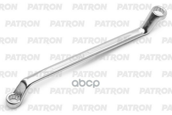 Ключ накидной изогнутый на 75 градусов, 8х10 мм PATRON арт. P-7590810