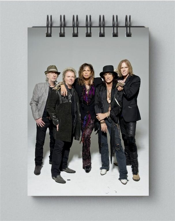 Блокнот Aerosmith, Аэросмит №7, Размер А4, 21 на 30 см