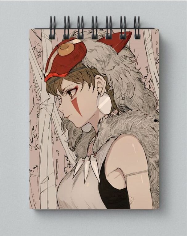 Блокнот Принцесса Мононоке, Princess Mononoke №6, А6