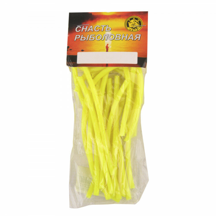 Кембрик d1.5*2.5 флуор. желтый 10см 20шт Три кита