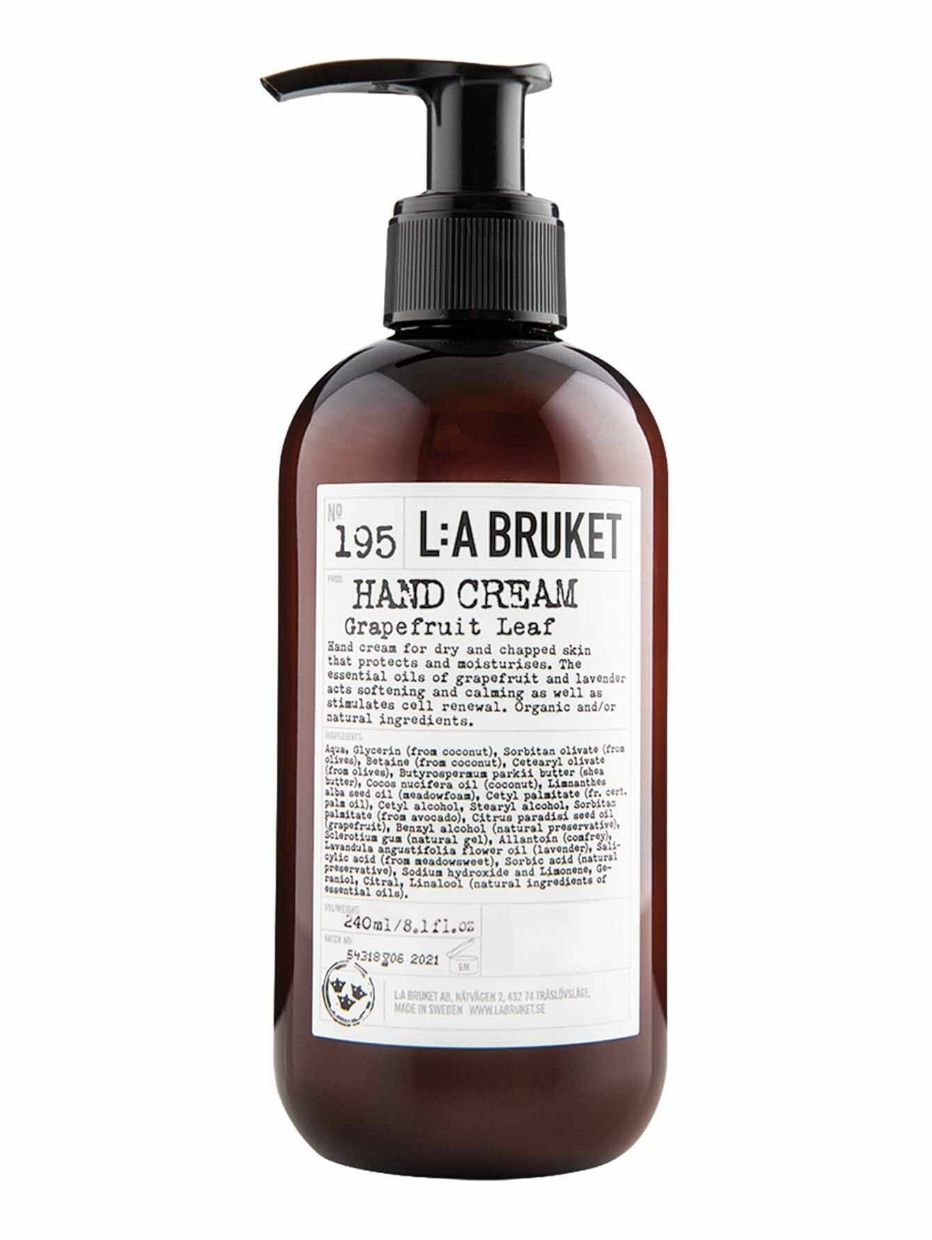 L: A BRUKET 195 Grapefruit Leaf Hand Cream 240 ml - крем для рук