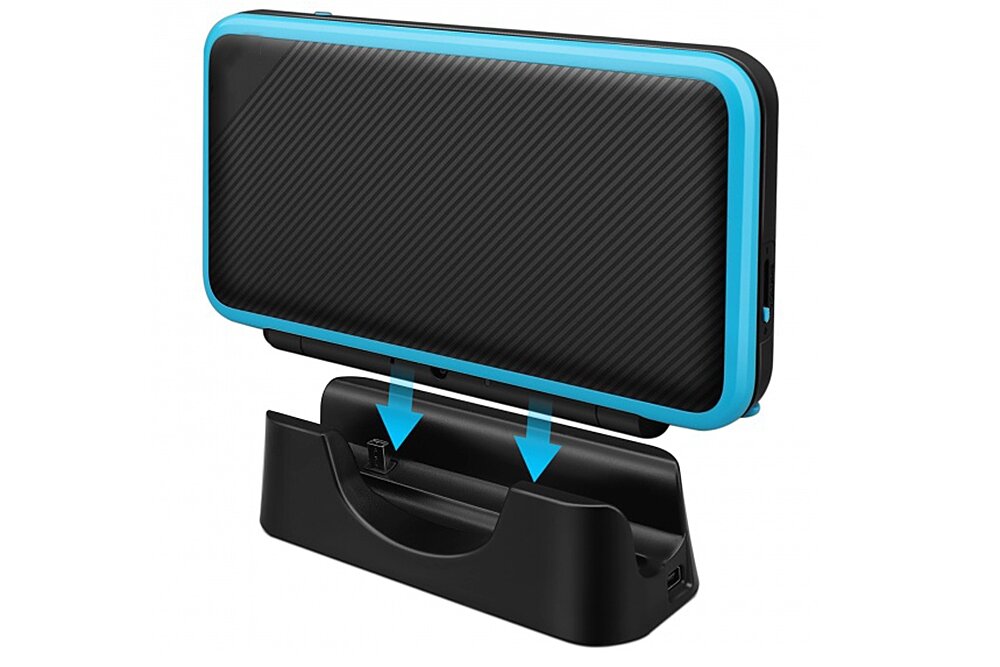 Подставка MyPads для подзарядки Nintendo NEW 2DS XL Charging Station черная