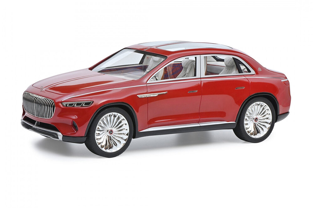 Модель коллекционная SCHUCO Mercedes maybach vision ultimate luxury 2022 red / мерседес майбах вижн красный металлик