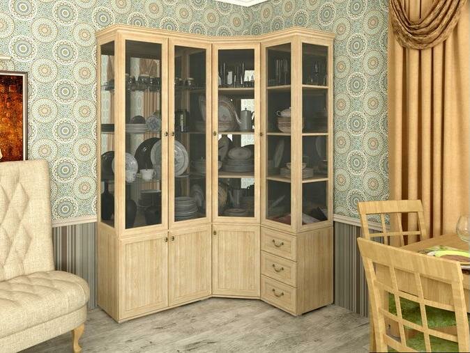 Буфет Классик-4 для посуды 150*210*43