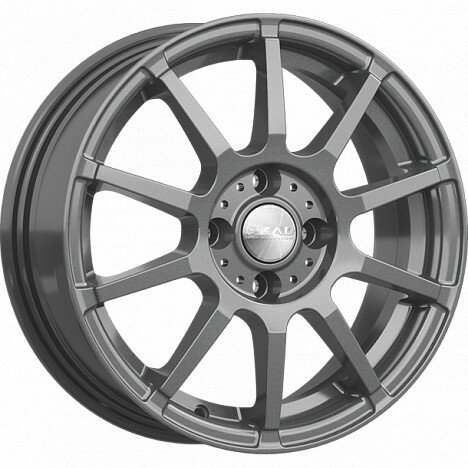 СКАД акита 6x15 4x100 ET 48 Dia 54,1 (графит)