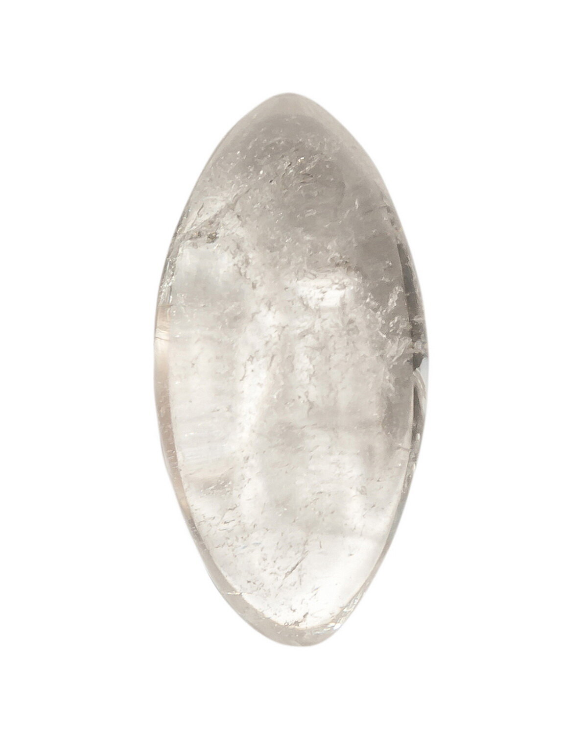 Кабошон-линза дымчатый кварц 26х13х11 мм.