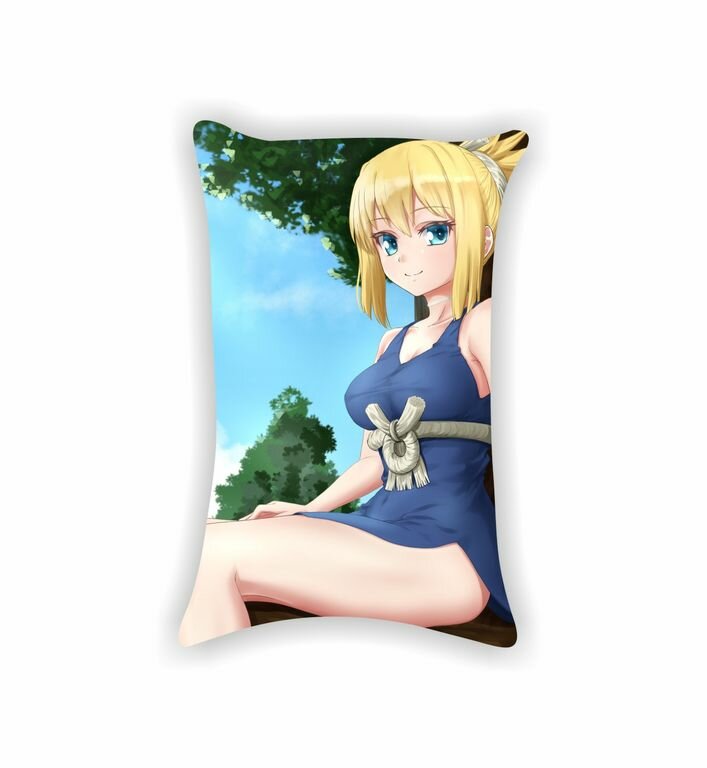 Подушка доктор стоун, DR. STONE №43, Картинка с одной стороны