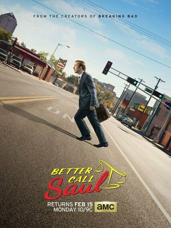 Плакат, постер Лучше звоните Солу (Better Call Saul), Винс Гиллиган, Томас Шнауз, Колин Бакси на бумаге, размер 60х84см