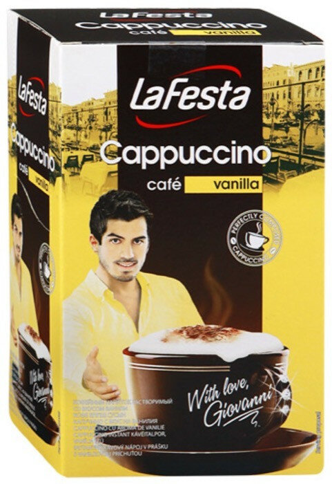 Кофе LA FESTA Cappuccino Ванильный 10 пак.* 12,5 гр 0000167