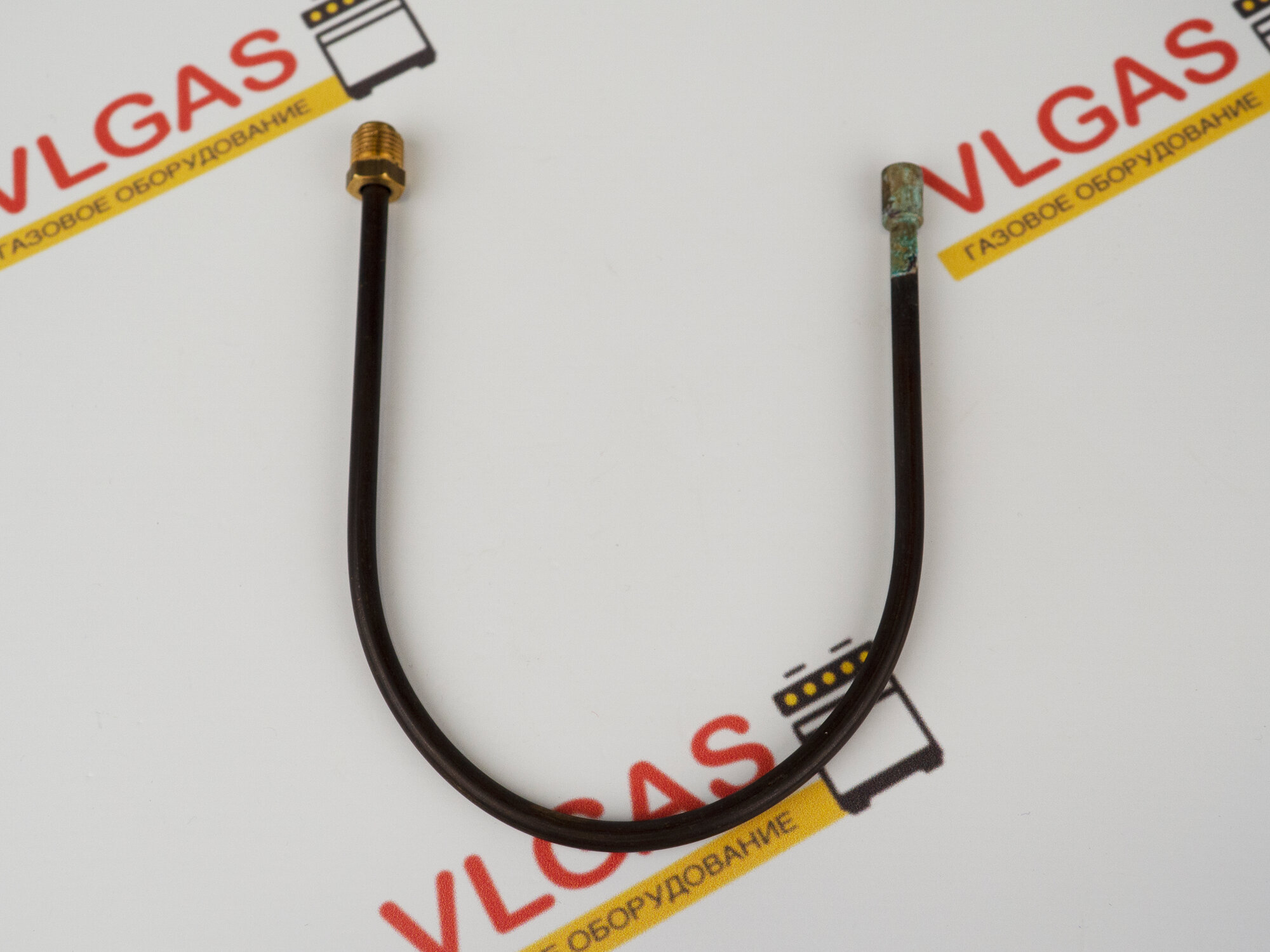 Трубка запальника (подвода газа к запальной горелке) 200 мм для котла с автоматикой Арбат 1