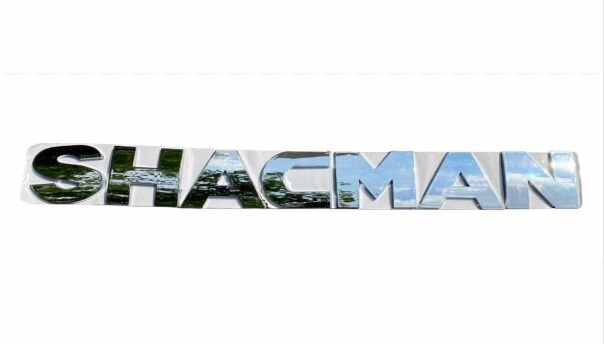 Самоклеящаяся эмблема на капот и багажник для автомобилей буквы "SHACMAN"