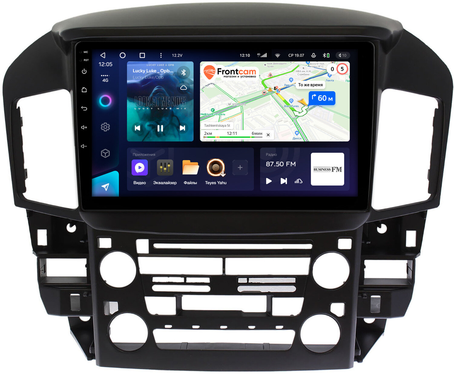 Штатная магнитола Teyes CC3L 4/64 9" RM-9218 Toyota Harrier (XU10) 1997-2003 (авто с CD и кассетой) Android 10 (4G-SIM, DSP, IPS)