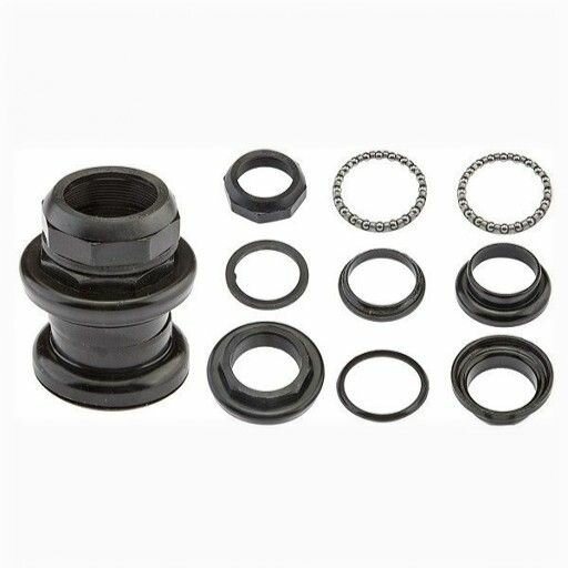 Детали рулевой колонки 1-1/8" резьбовая черная FP-H803