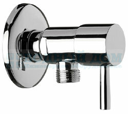 Кран угловой 1/2"х1/2" хром круглый (BL5825)