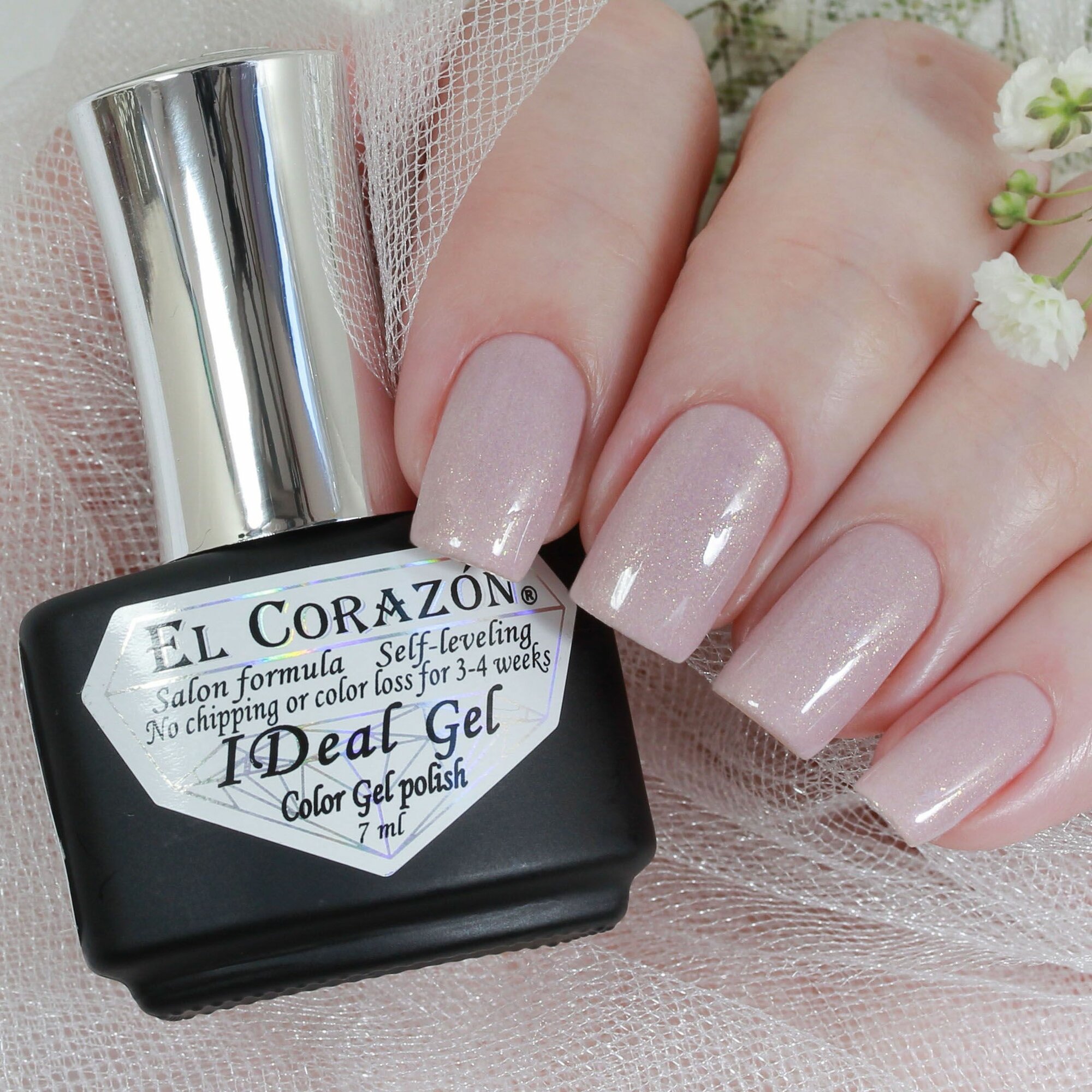 EL Corazon Гель-лак IDeal Gel №GL-022 Shimmer, 7 мл.