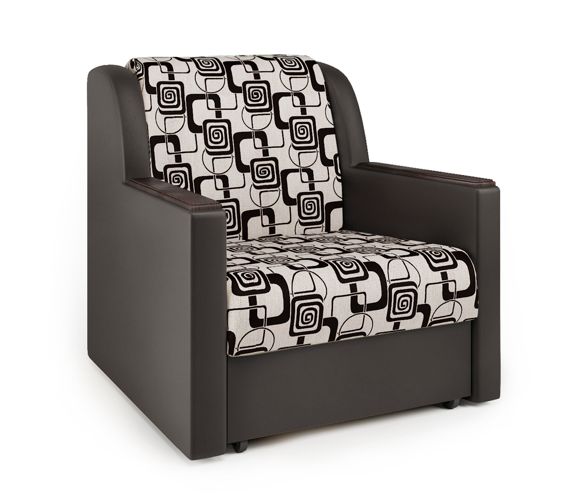 Кресло-кровать Шарм-Дизайн Аккорд Д раскладное аккордеон, 70х194 см, шенилл беж