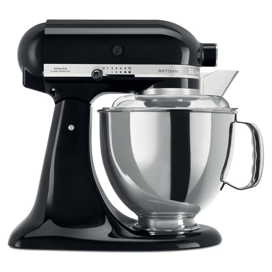Миксер планетарный KitchenAid Artisan 4,8 л, черный, 5KSM175PSEOB, премиум качество