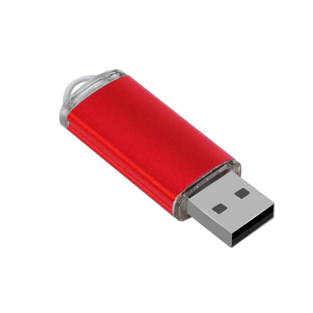 Флешка 4 ГБ red, Metal Pen Drive
