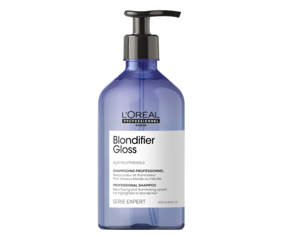 Шампунь L'Oreal "Блонд-Р", для осветленных и окрашенных волос, дозатор, 500 мл