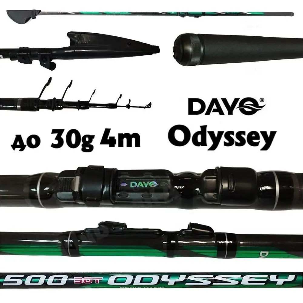 Удилище телескопическое Dayo Odyssey , тест 30гр, 4м