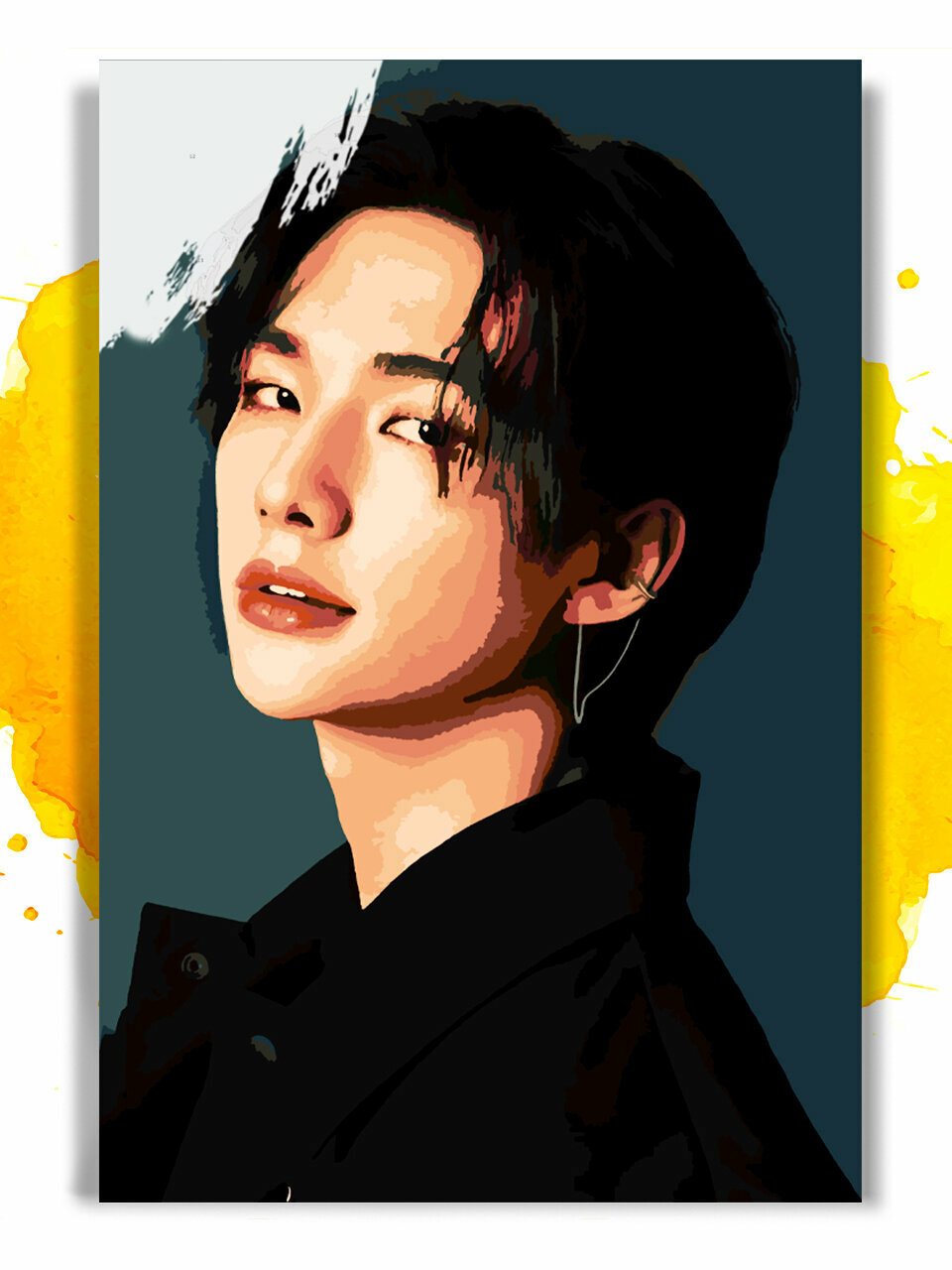 Картина по номерам на холсте Stray Kids - Hyunjin, 40 х 60 см