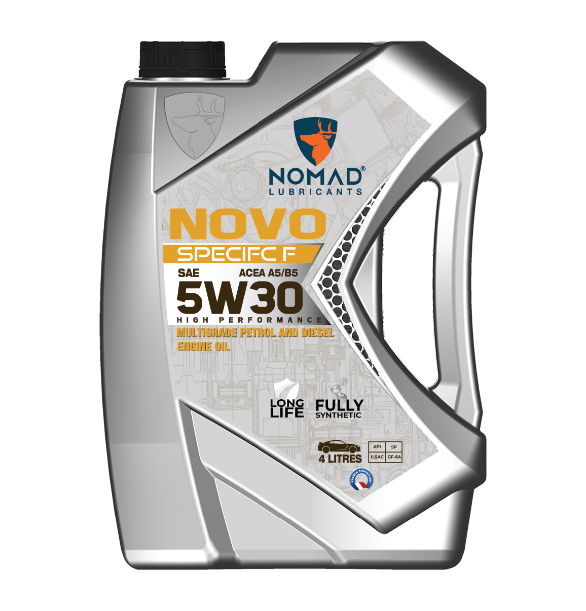 Масло моторное NOVO Specific F 5W-30 (4 л.) Specific F 4л NOMAD 6290360901725