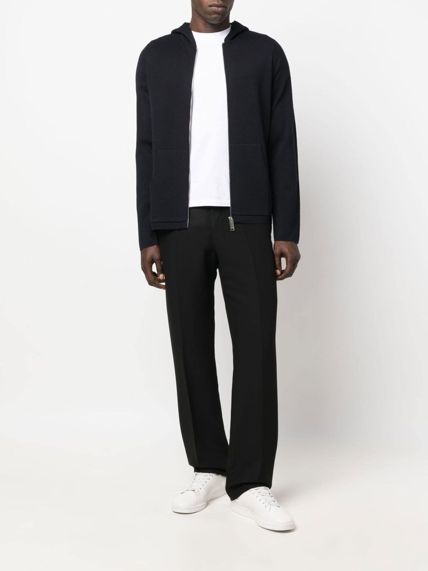 Кардиган Шерстяной кардиган с капюшоном