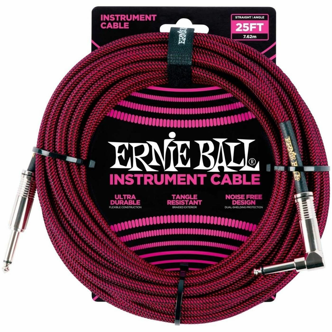 Кабель инструментальный Ernie Ball 7,62м 6062
