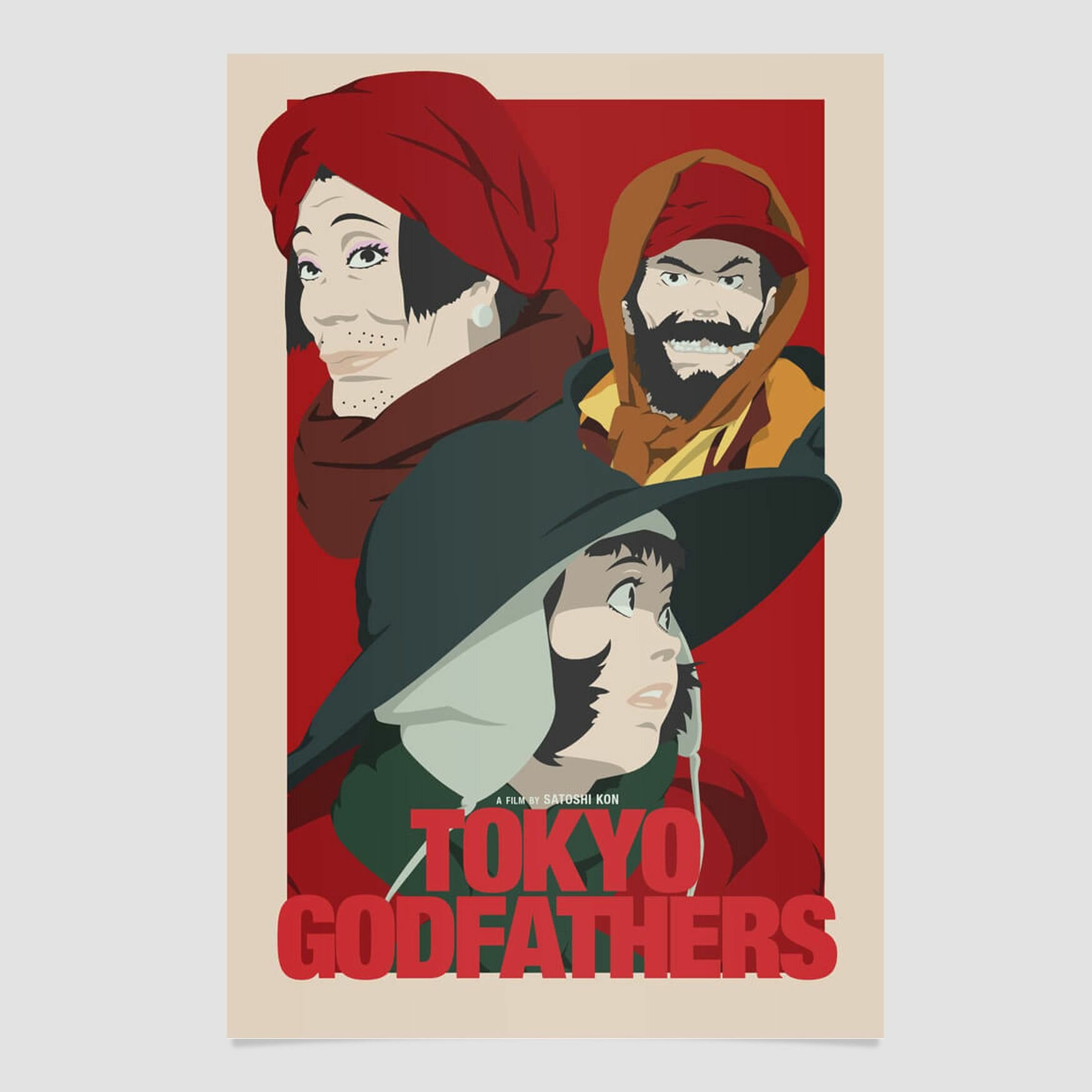 Постер (плакат) по аниме Однажды в Токио 40x60 см. от Poster4me