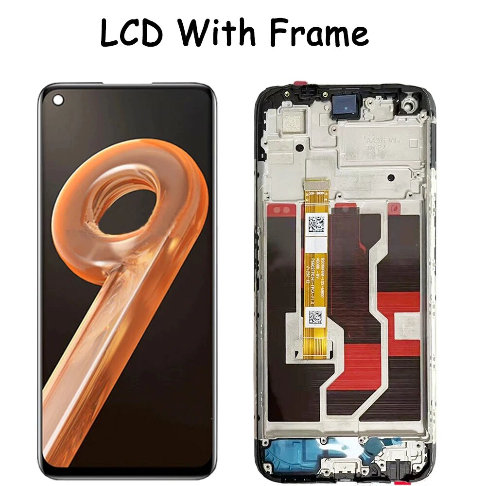 ЖК-дисплей с рамкой для Realme 9i RMX3491, Original