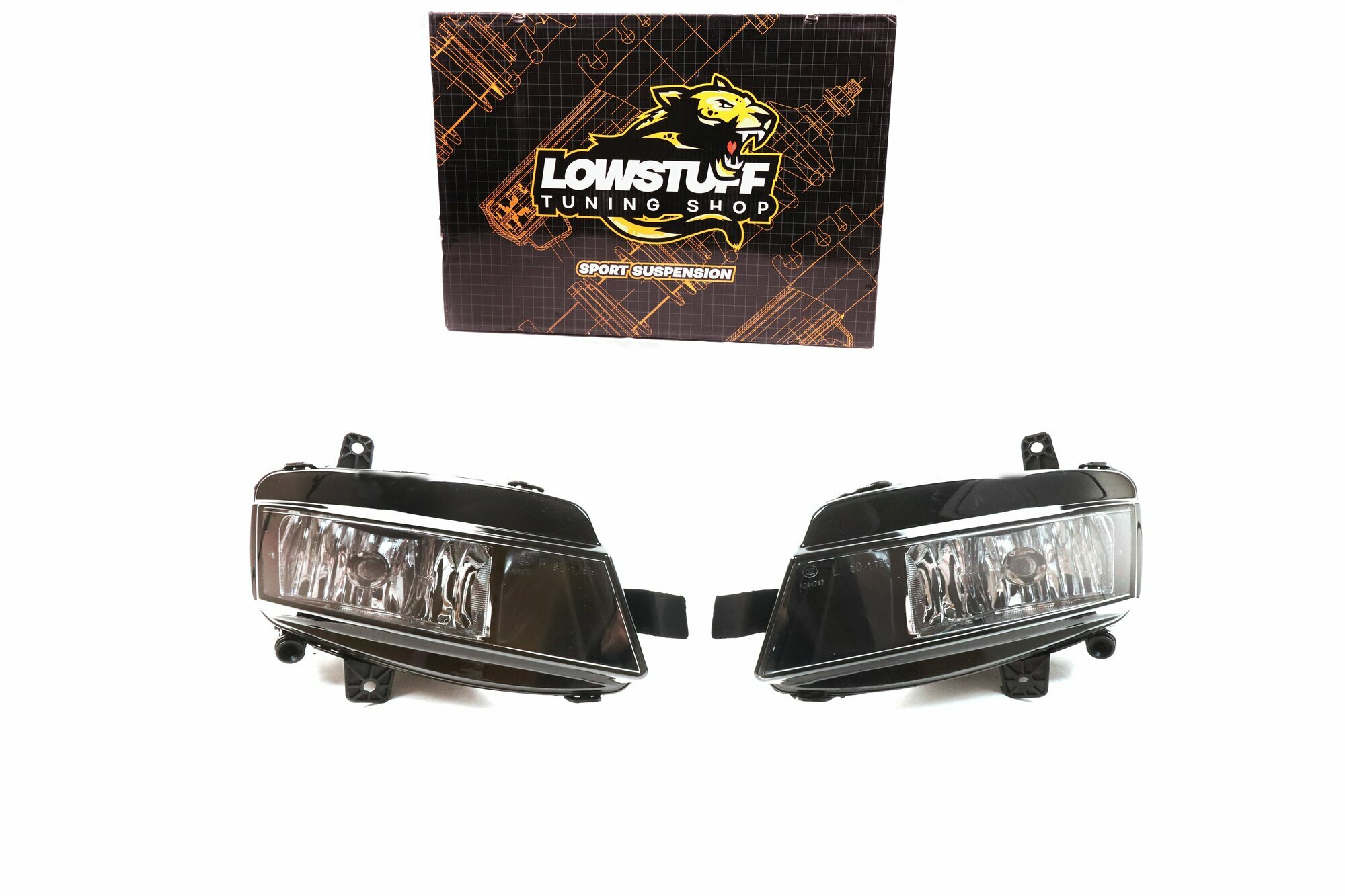 Противотуманные фары VW Golf 7 2013-2017 птф прозрачные LOWSTUFF FGLVWG7CLEAR