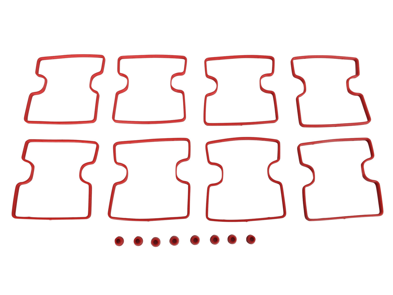 Ремкоплект КАМАЗ крышки клапанной пластик 16 деталей строймаш