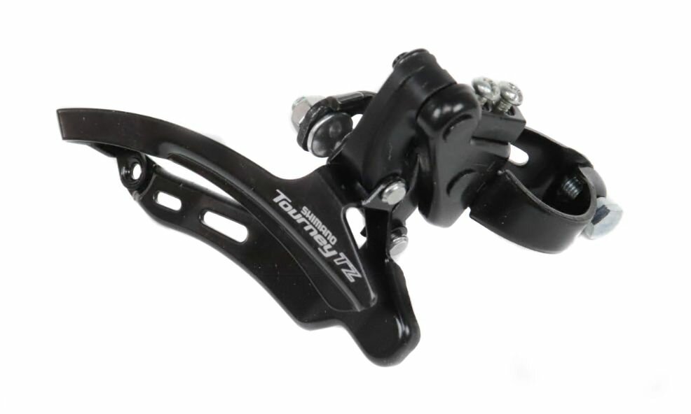 Переключатель передний "SHIMANO" TZ510, верхняя тяга, 31.8мм, 48T