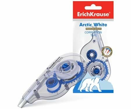 Штрих - Лента 5мм х 8м Er.Krause Techno White 21886 блистер