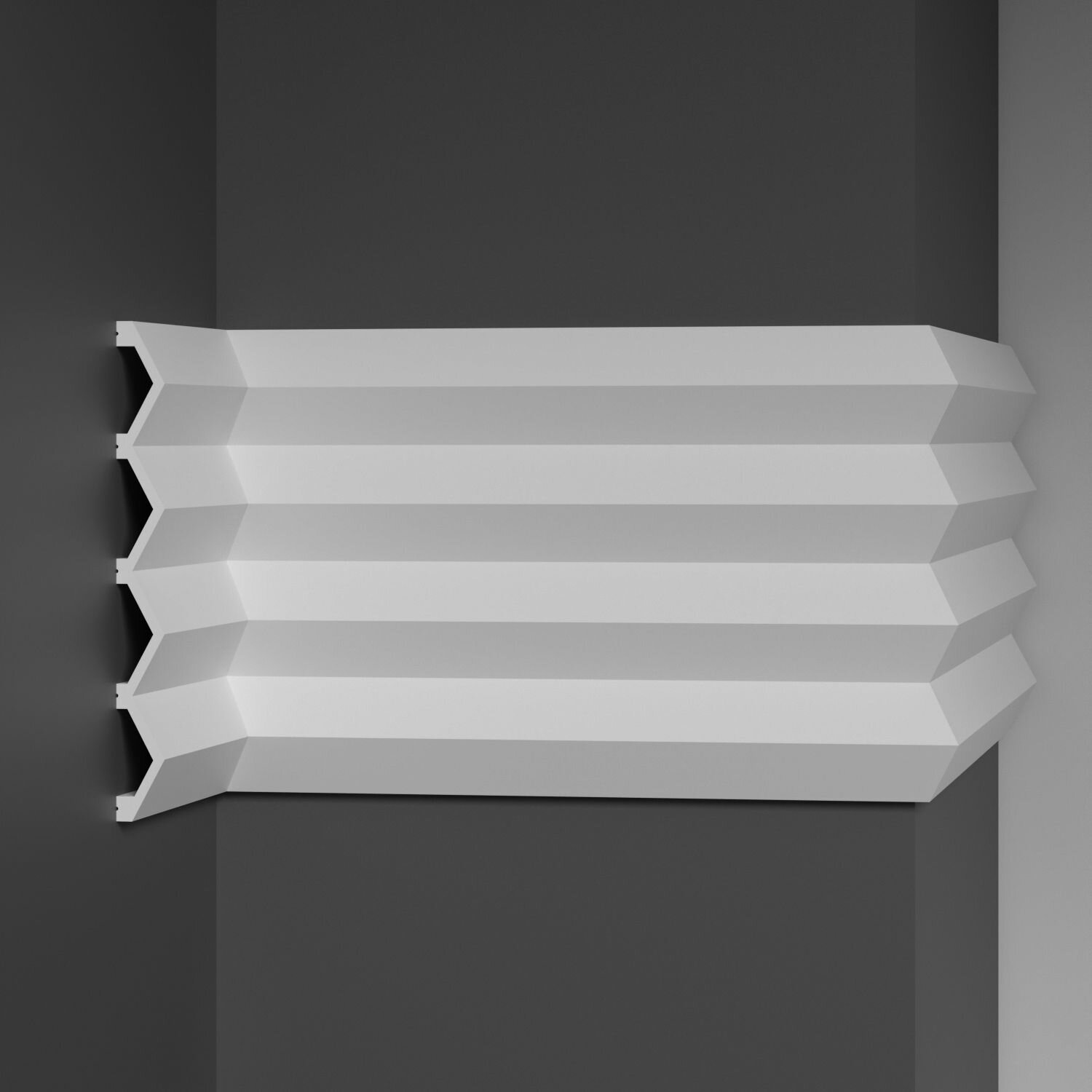 Стеновая панель реечная 200х20х2000мм, D324, 1шт