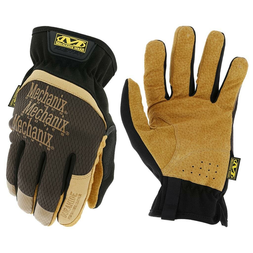 Перчатки Тактические Mechanix кожаные Fastfit коричневый / L