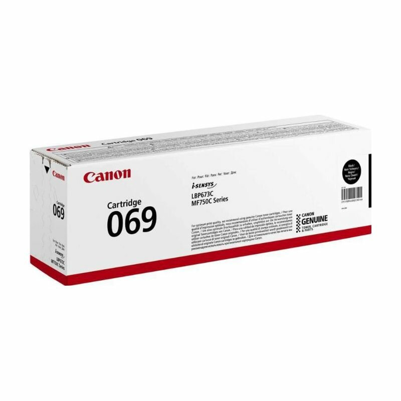 Тонер-картридж Canon 069 BK чёрный 5094C002