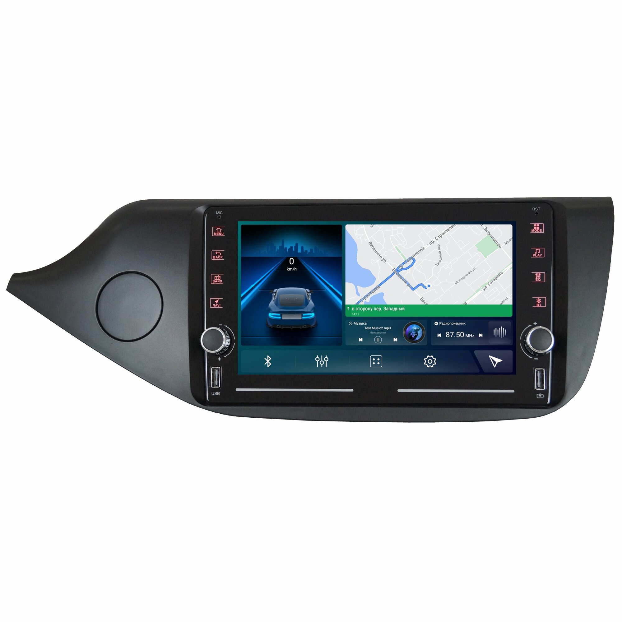 Магнитола R320 Kia Ceed 2 2012-2018 с Android 13, 4/64Gb память, 8 ядерный процессор, Carplay, DSP, 4G модем (Sim)