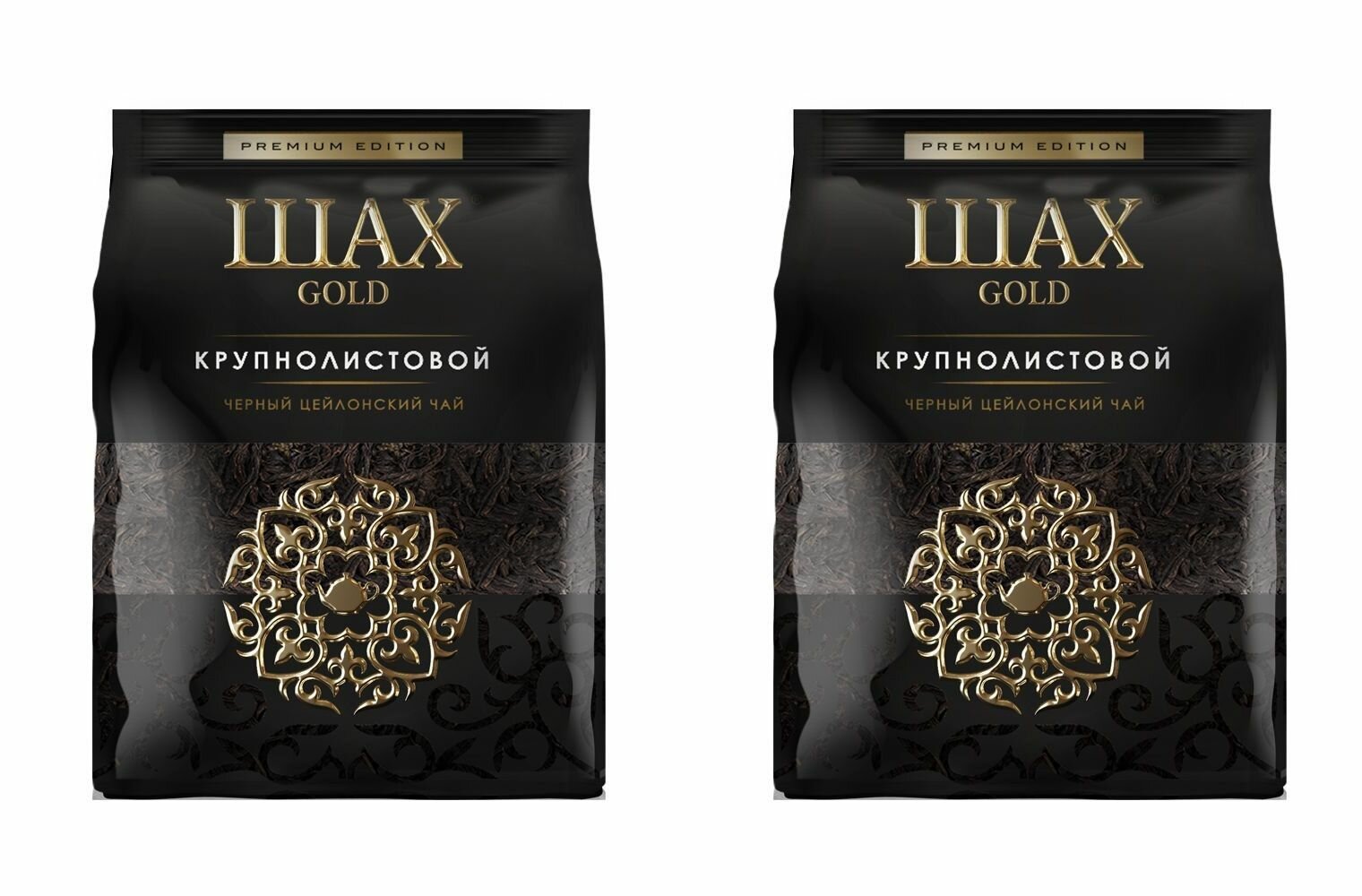 Шах Чай черный gold, крупнолистовой, 400 г, 2 уп.