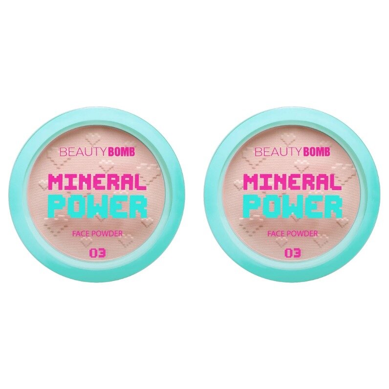 Минеральная пудра Beauty Bomb тон 03, 9г, 2 шт