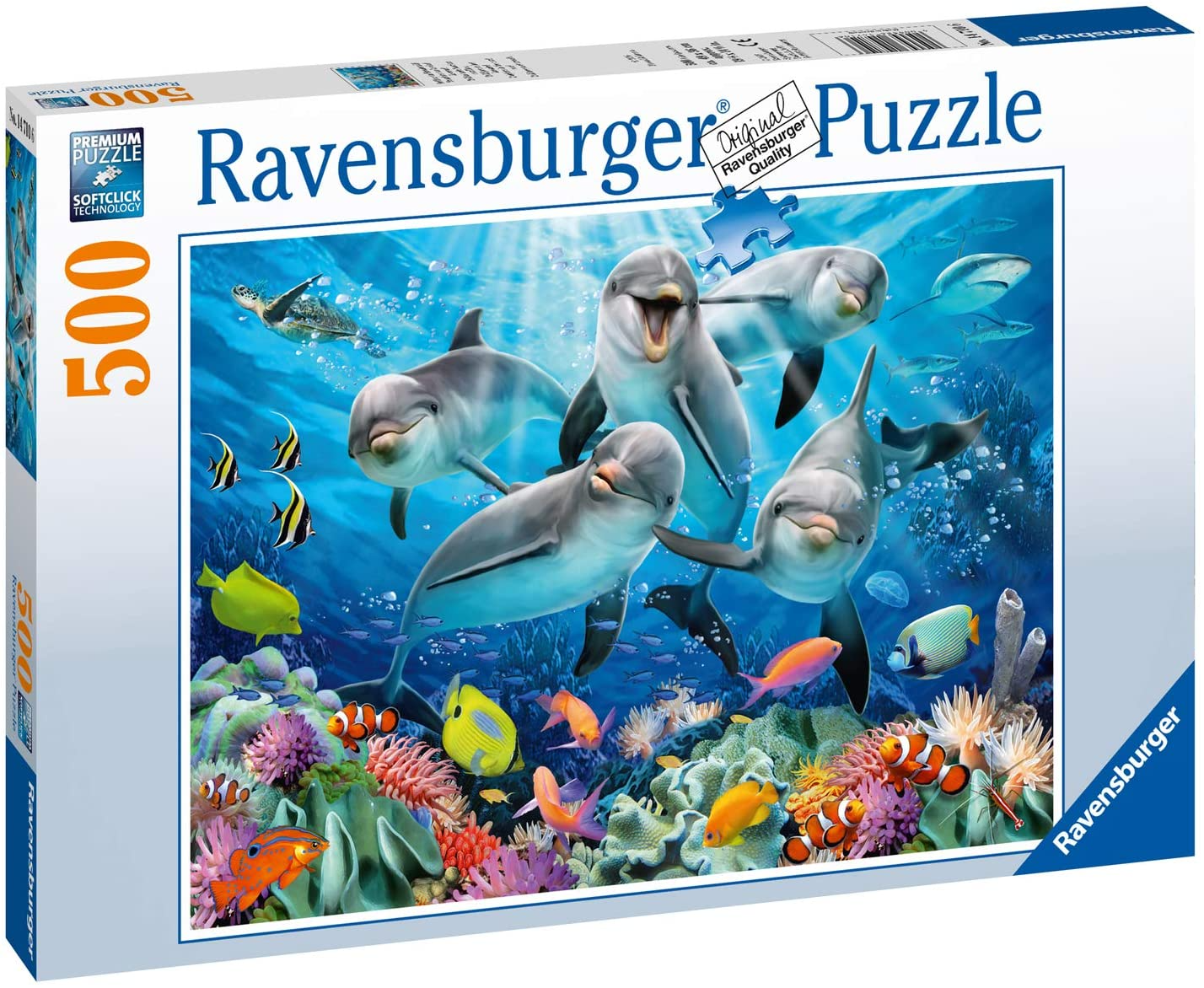 Пазл Ravensburger Дельфины (14710), 500 дет.