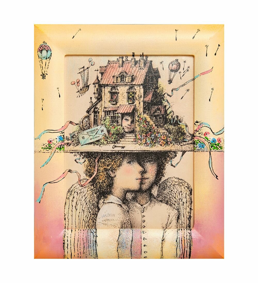 Жикле в раме В ожидании маленького чуда А. Наливкина 18х24 A2174275