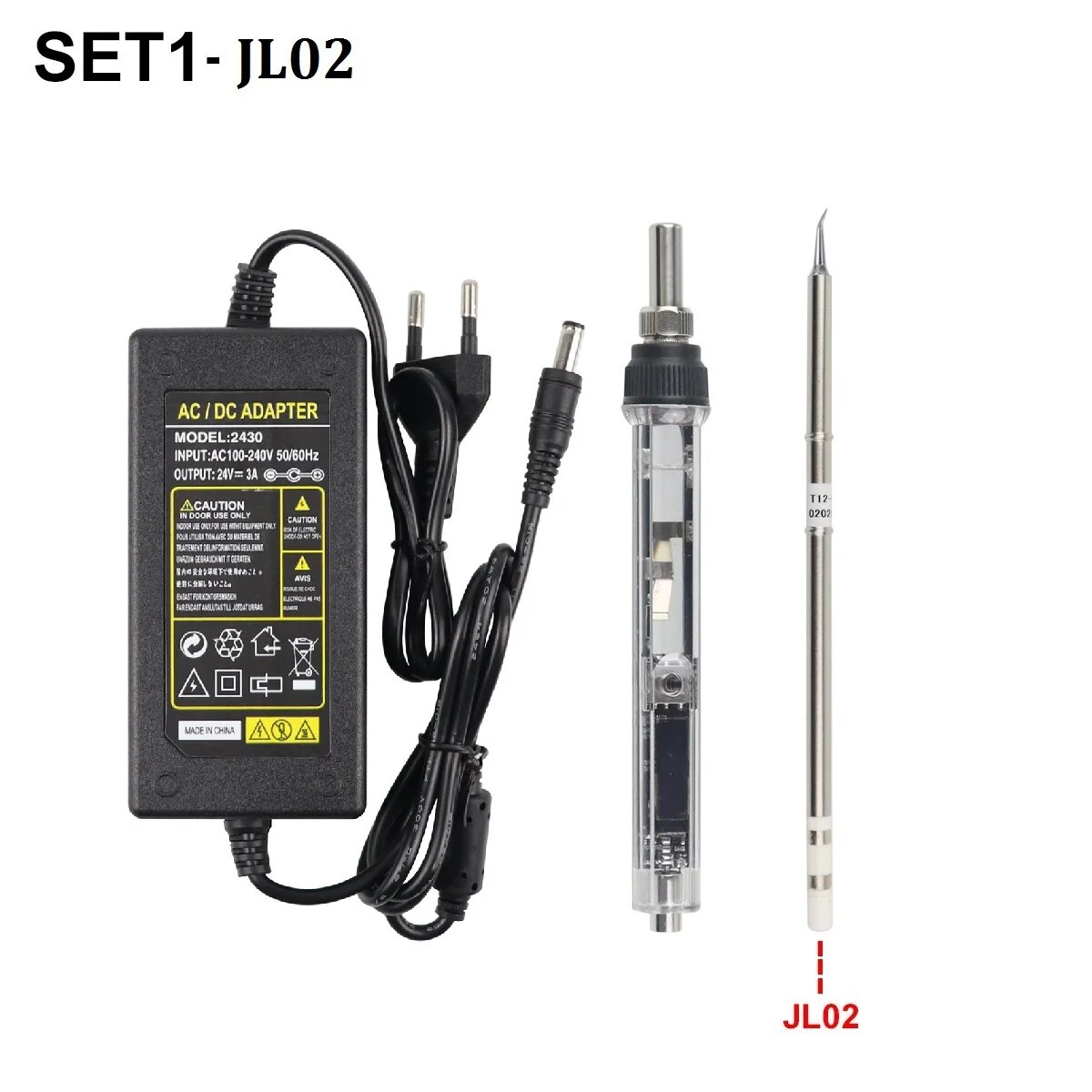 OLED T12 75 Вт электрический паяльник SET 1-JL02