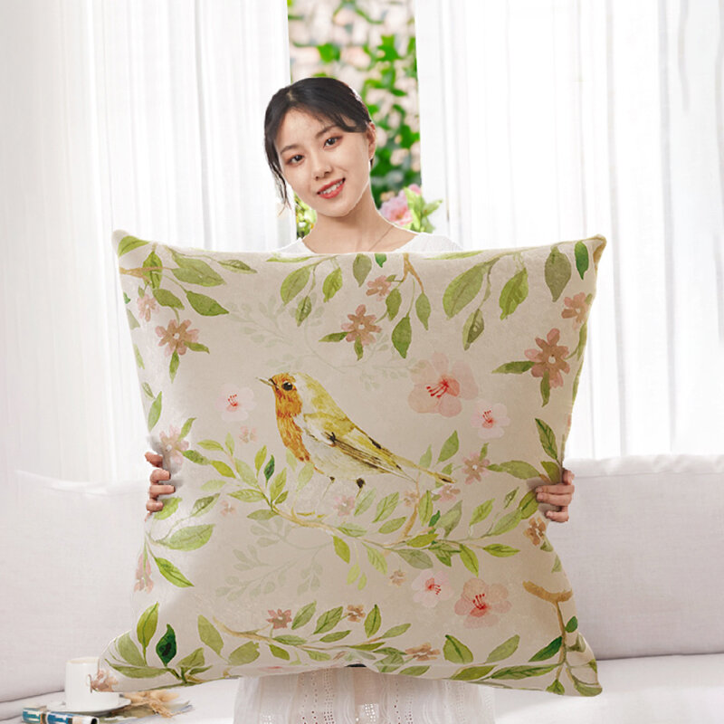 Американский стиль диван-кровать для гостиной, очень большая подушка, наволочка без наполнителя, высококачественный легкий роскошный стиль