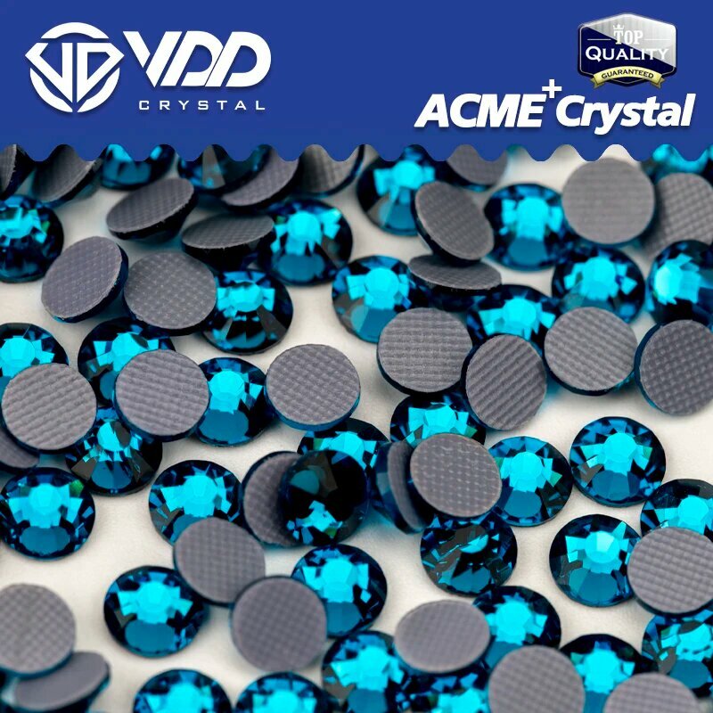 Стразы синие VDD ACME+ SS30 (288шт), Indicolite 025