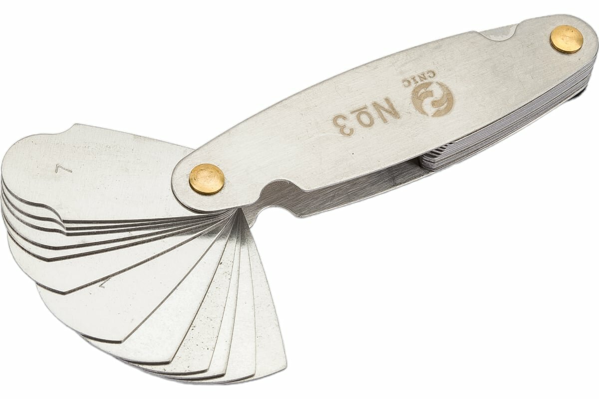 CNIC Набор радиусных шаблонов №3 R 7-25мм 54329